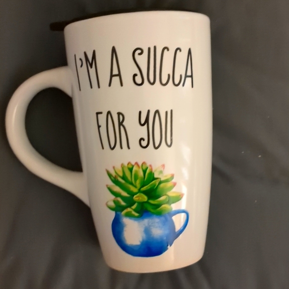 unknown | Dining | Im A Succa For You Mug With Lid New | Poshmark